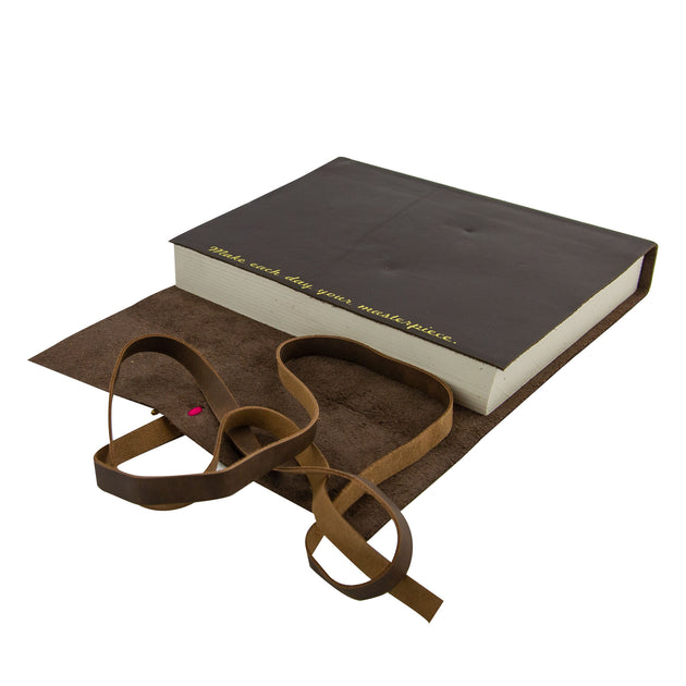 Leather Journal with Bead – Karger.